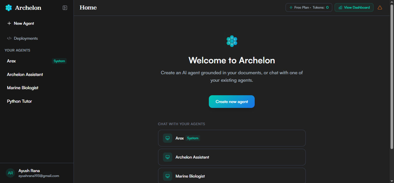 Archelon - Agentic RAG Platform
